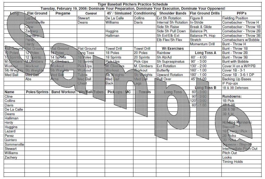Baseball Charts Online